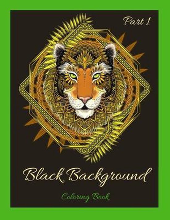 Black Background Coloring Book Part 1, V P Publications | 9787709997763 ...