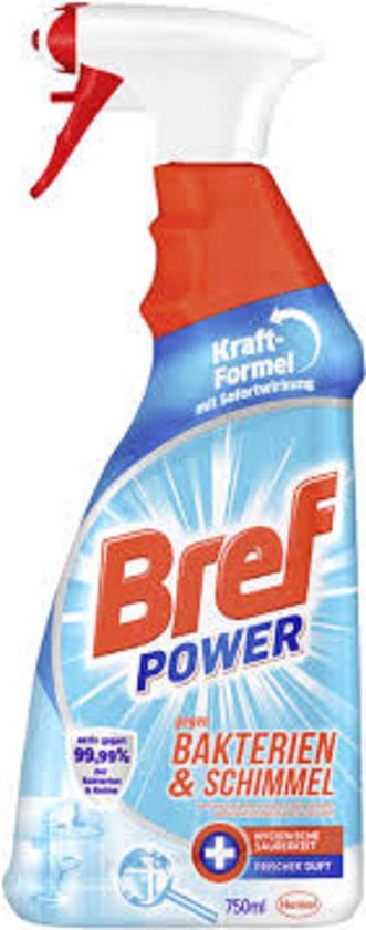 Bref - Krachtreiniger Spray - Bacteriën en Schimmel - 750 ml | bol.com