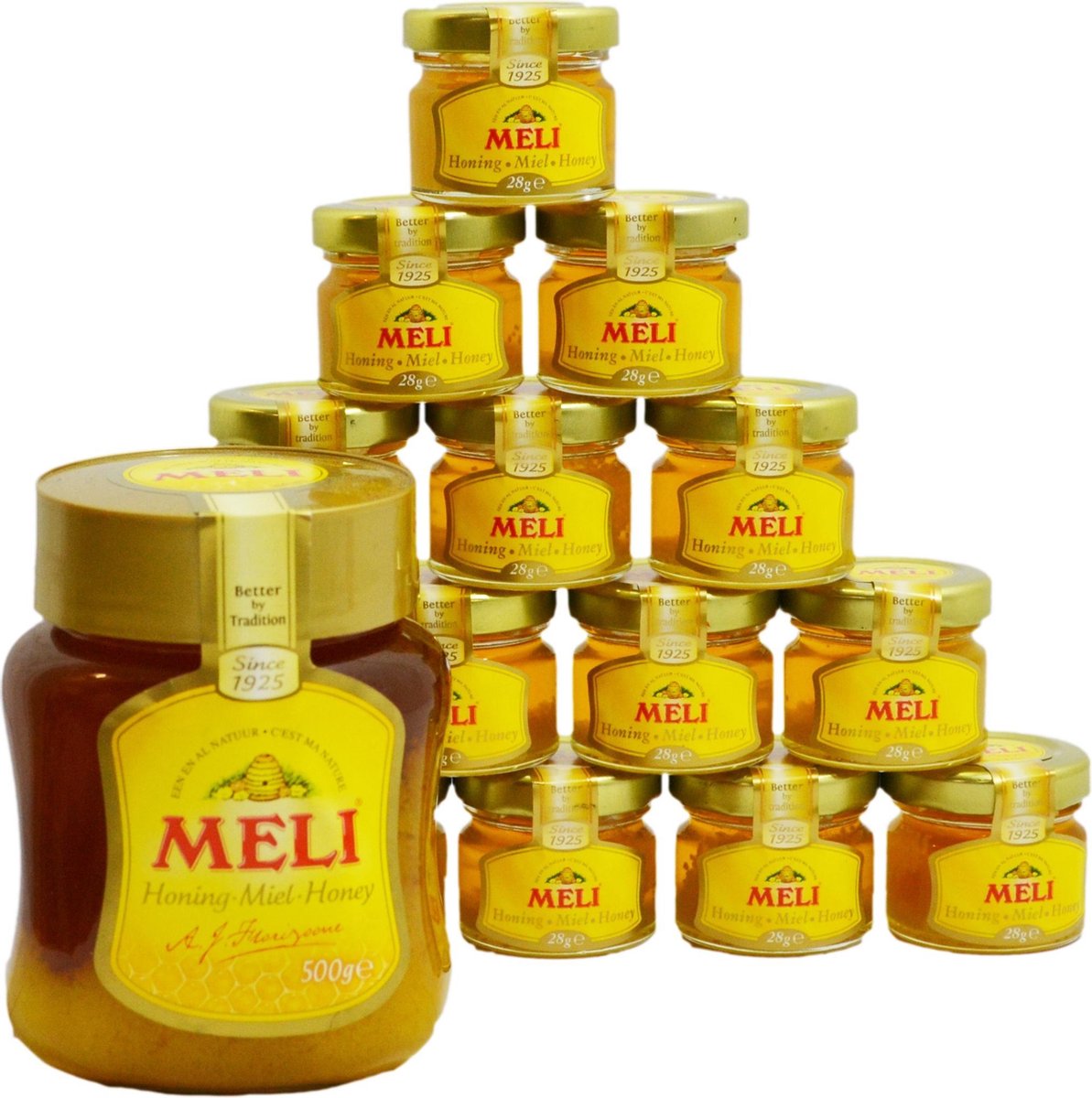 Meli mini honing potjes 28g x 10 | bol