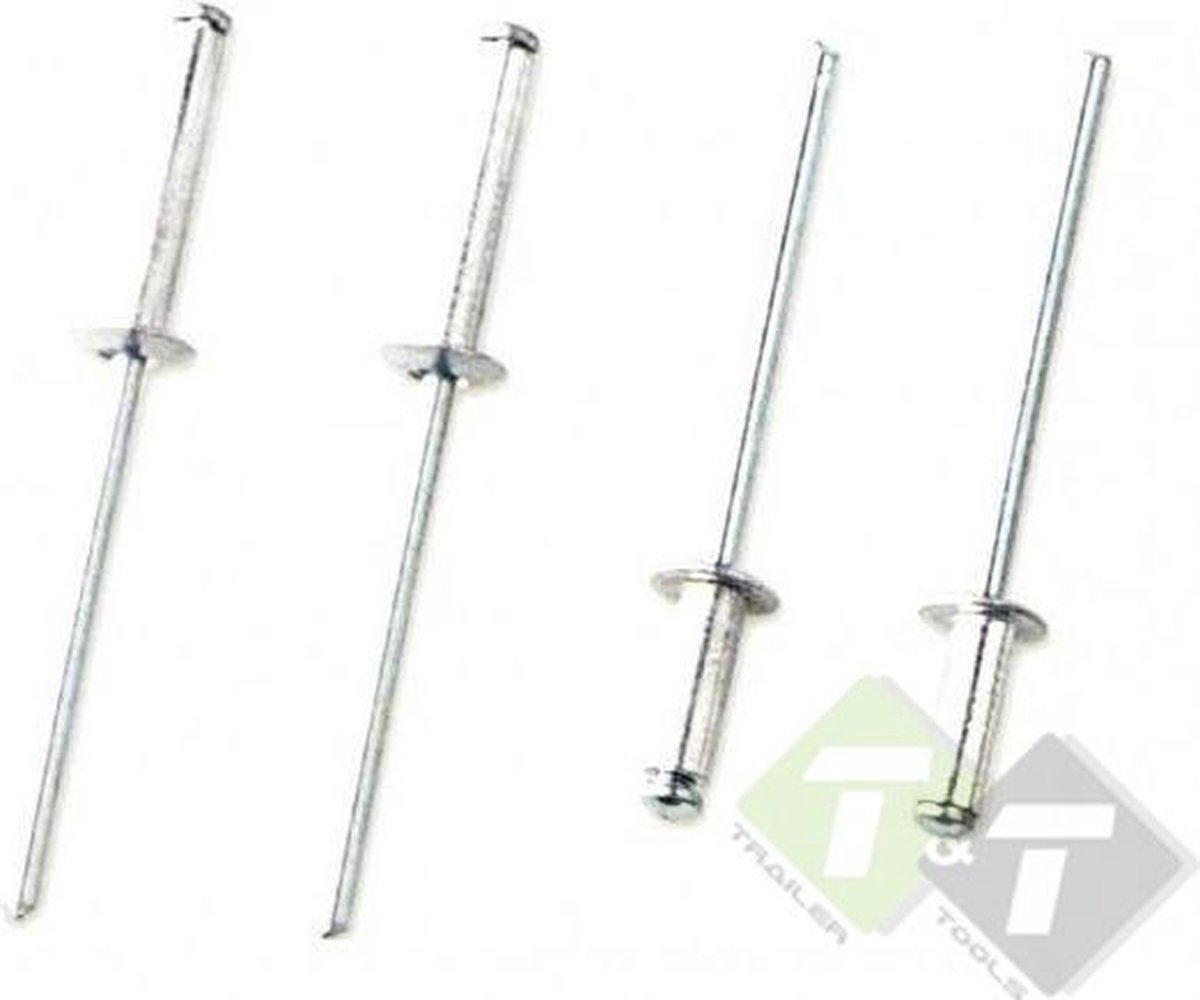 Popnagel set, 320 delig, 3x6, 3x8, 3x10, 3x15mm | bol.com