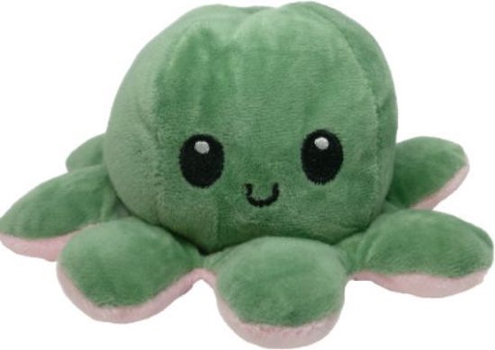 Octopus knuffel - Octopus knuffel mood - Octopus knuffel omkeerbaar ...