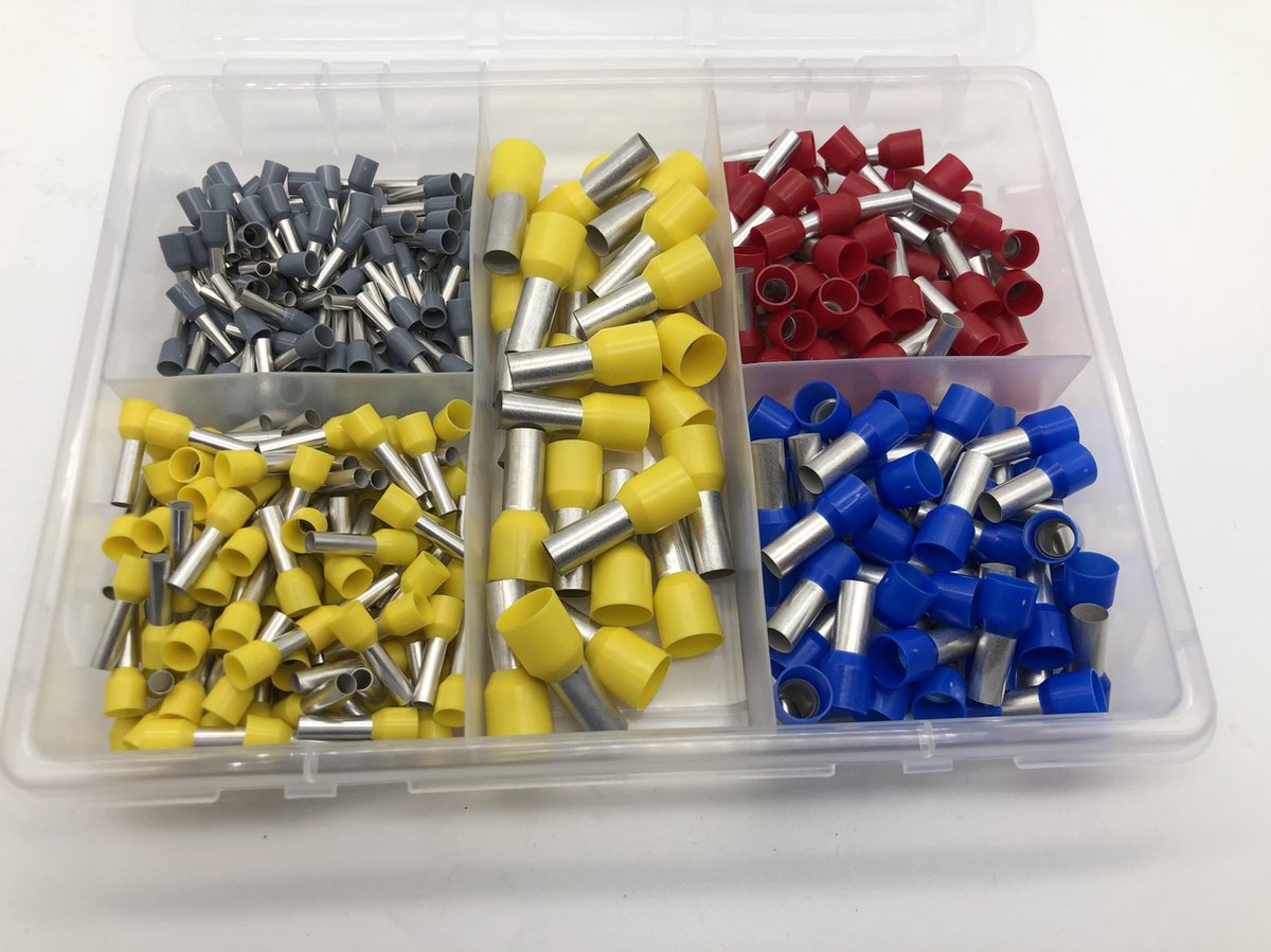 Adereindhulzen assortiment 4,0mm² - 25mm² | Ferrule | Draadhuls ...