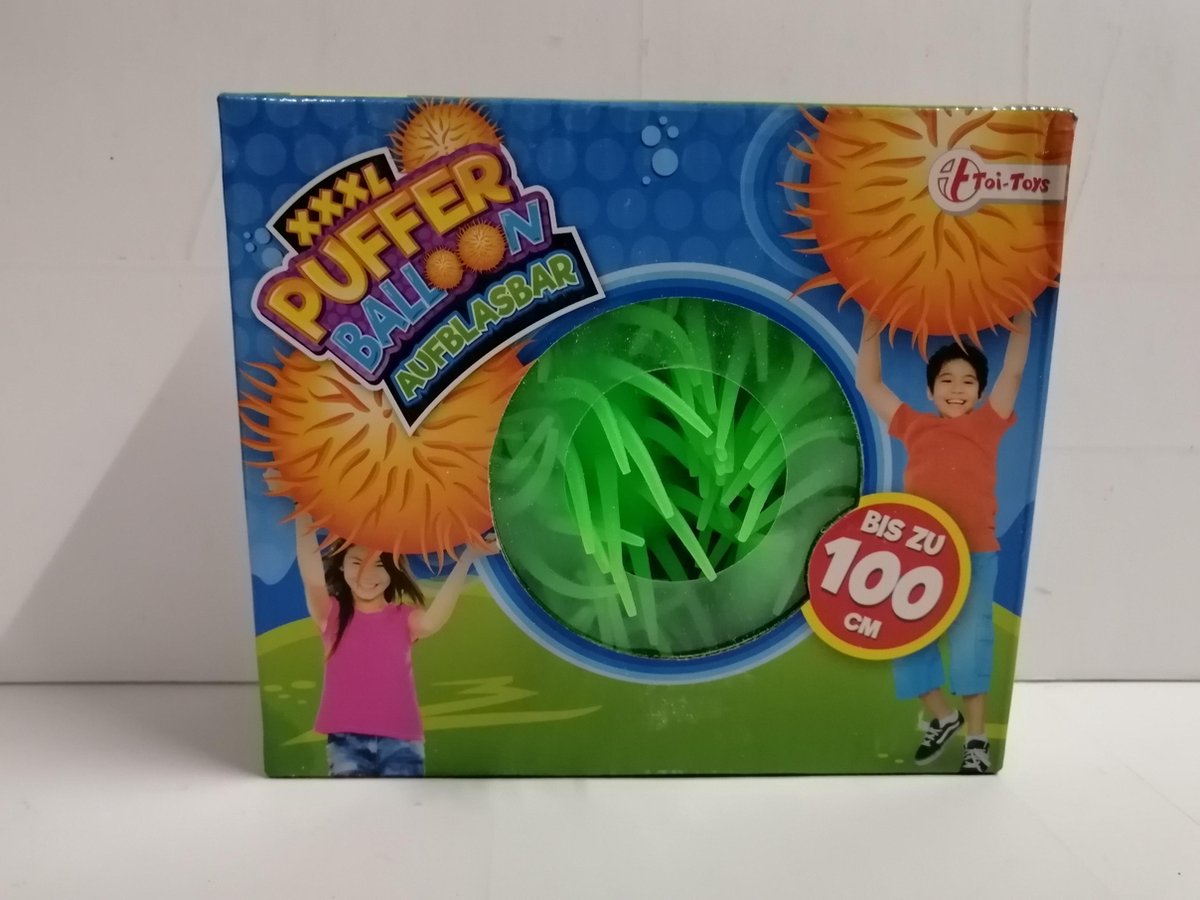 XXXL Puffer balloon - Opblaasbaar - Toi-Toys - Groen | bol.com
