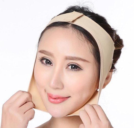 Masque visage bande amincissante masque facial mince - bandage minceur ...