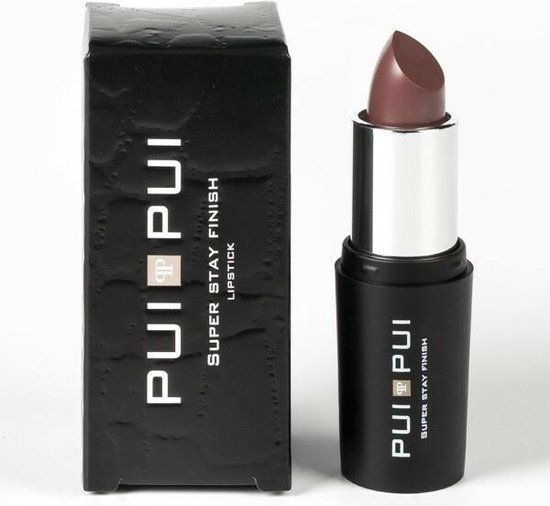 Pui Pui Super Stay Finish Lipstick, kleur aubergine, 27106 | bol.com