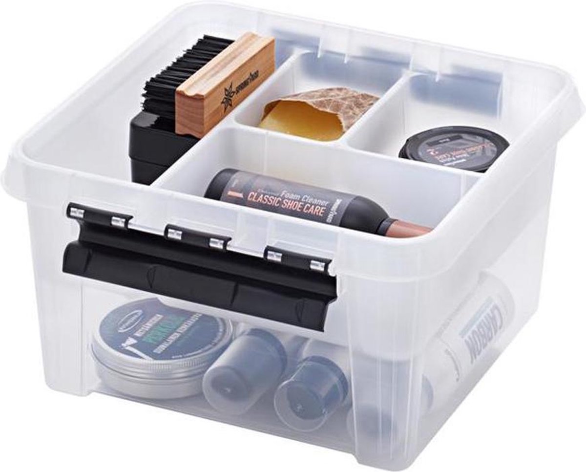 Orthex Schoenpoetsdoos uitneembare sorteerbak - Schoenpoetsdoos ...