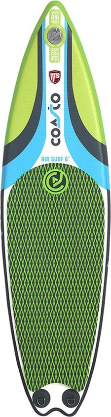 Surfboard / opblaasbare surfplank - Coasto Air Surf 6' - 180 x 51x 8 cm ...