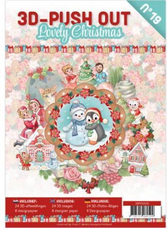 Nr. 19 3D Push-Out Book Lovely Christmas van Jeanine's Art | bol
