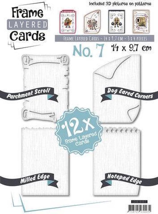 Frame Layered Cards 7 - A6 | bol