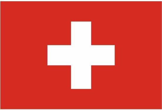 Vlag Zwitserland 90 x 150 cm feestartikelen - Zwitserland landen thema ...