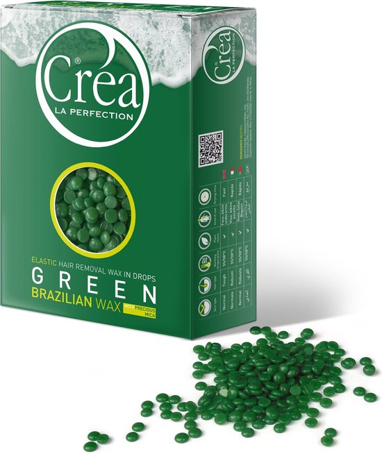 Crea Elastic Brazilian Wax Green| Wax ontharen | Ontharingswax | Wax ...