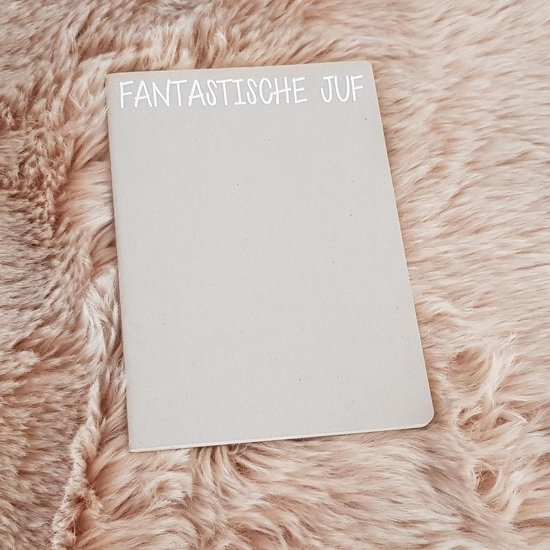 Cadeau liefste juf meester set van 2 notitieboeken a6 met tekst ...