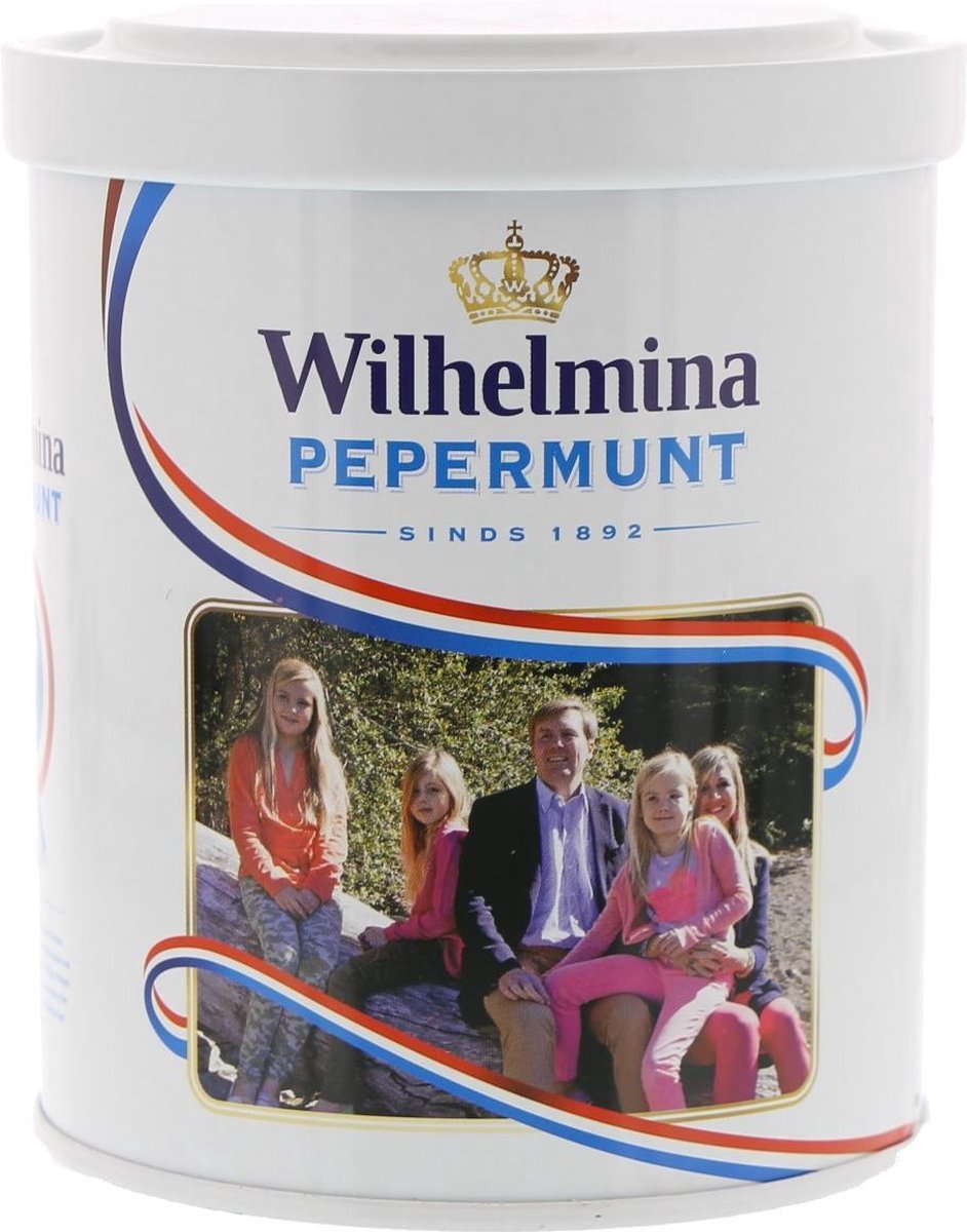 Heerlijke originele Wilhelmina pepermunt in blik | bol