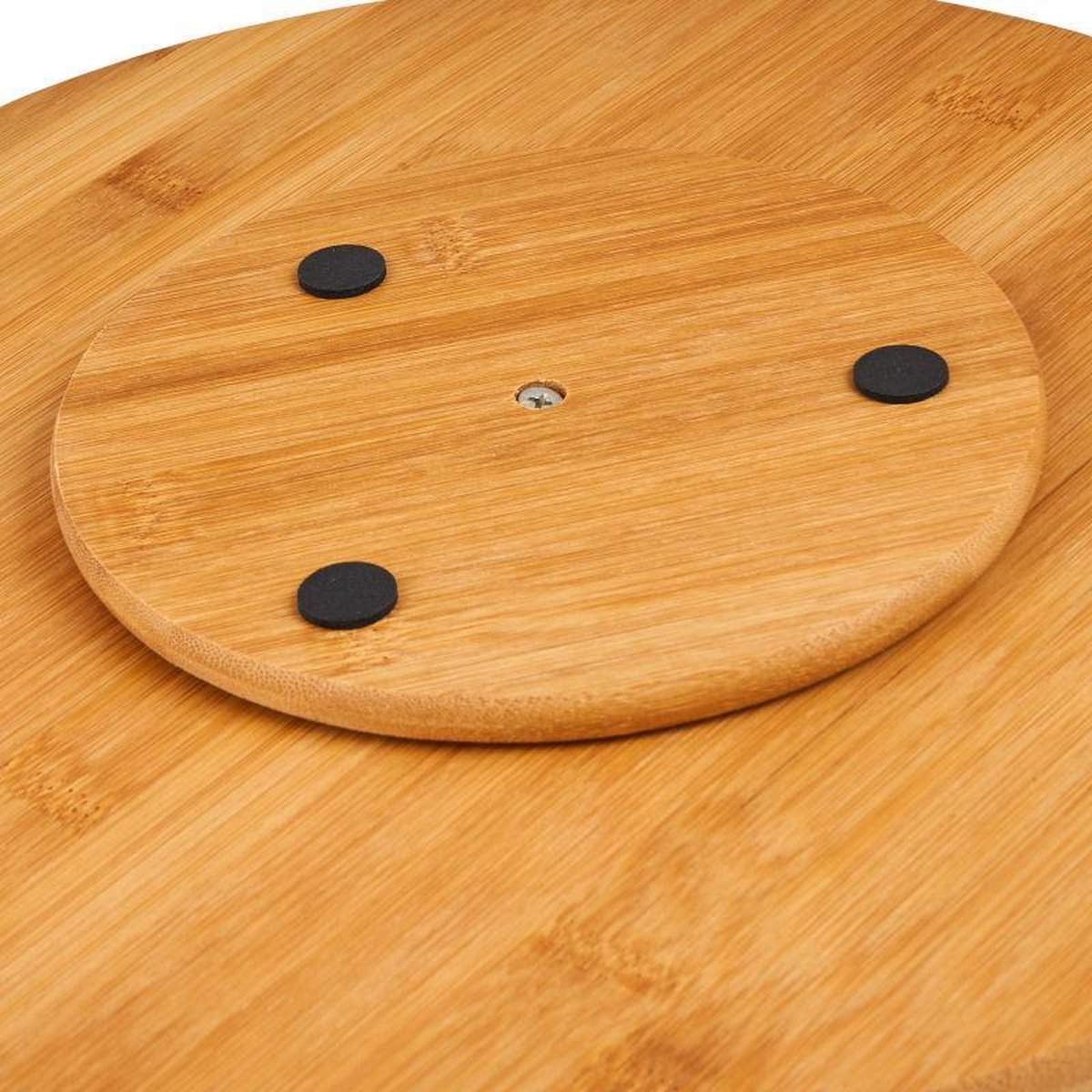 Bamboe hout Draaiplateau - Gepersonaliseerd met uw eigen tekst - 33cm ...