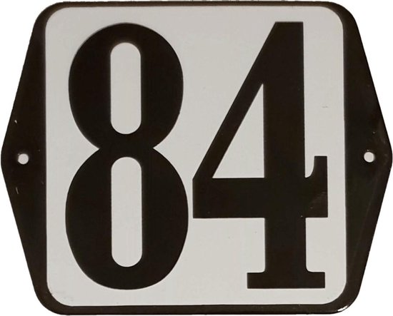 Huisnummer standaard nummer 84 | bol