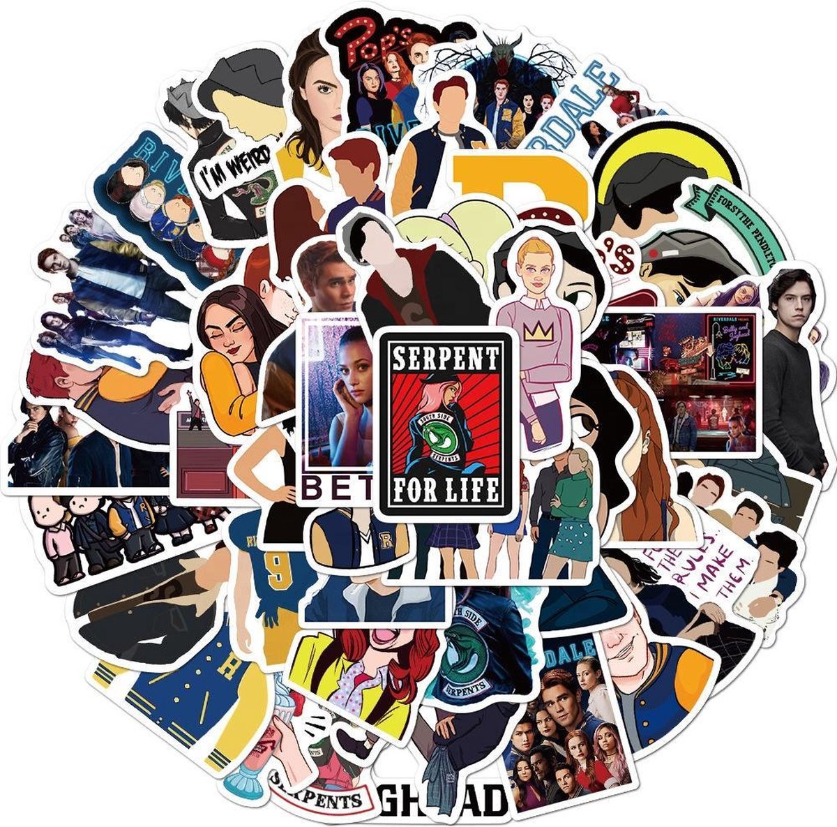 Riverdale stickers - 50 stuks - Riverdale serie - Riverdale merch ...