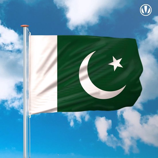 Vlag Pakistan 150x225cm - Spunpoly | bol