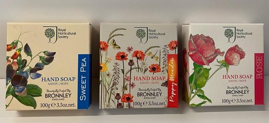 Bronnley mixed soap 3 x 100 gr. | bol