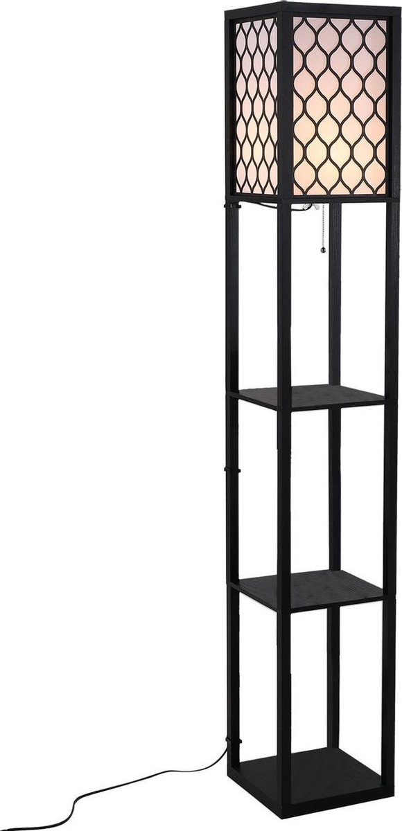 Vloerlamp - Staande lamp - Stalamp - Met opbergruimte - Vloerlamp ...