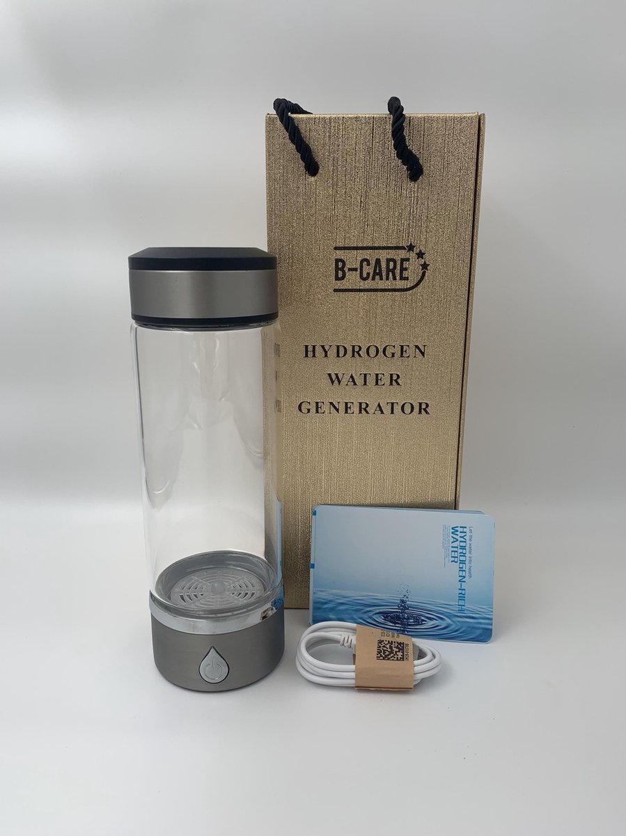B-care Waterstof Generator – H2 Water – Water Generator – 450 ml ...