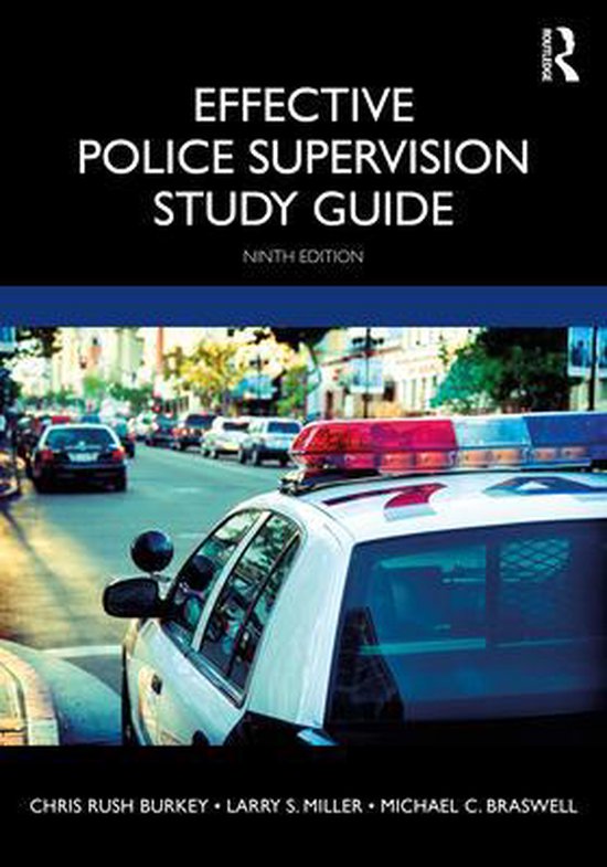Effective Police Supervision Study Guide | 9780367265892 | Larry S ...