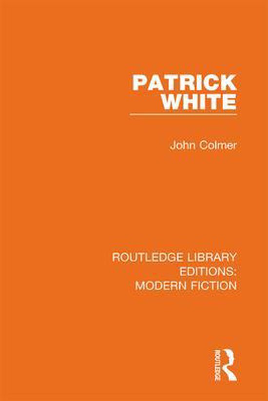 Patrick White | 9780367281212 | John Colmer | Boeken | bol.com