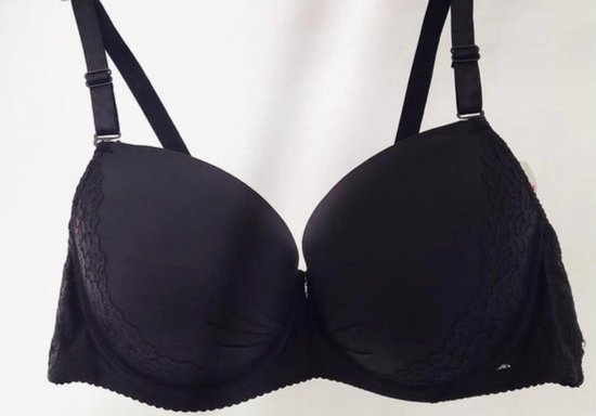 BH voorgevormd met beugel 90D zwart | bol