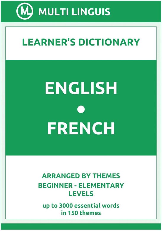 French Language Dictionaries - English-French Learner's Dictionary ...