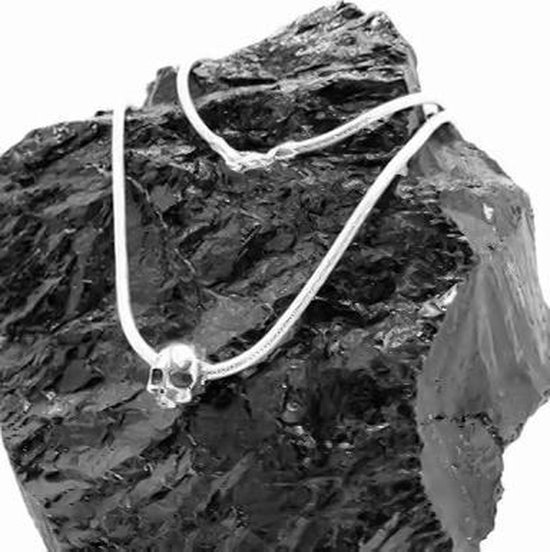 925 Massief Zilveren slangen-ketting voor Heren en Dames lengte 65cm ...