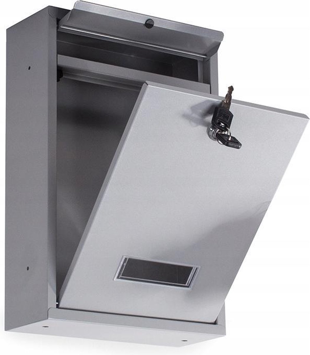 RVS Hangende Wand Brievenbus - Postbus Mailbox - Wandbrievenbus ...