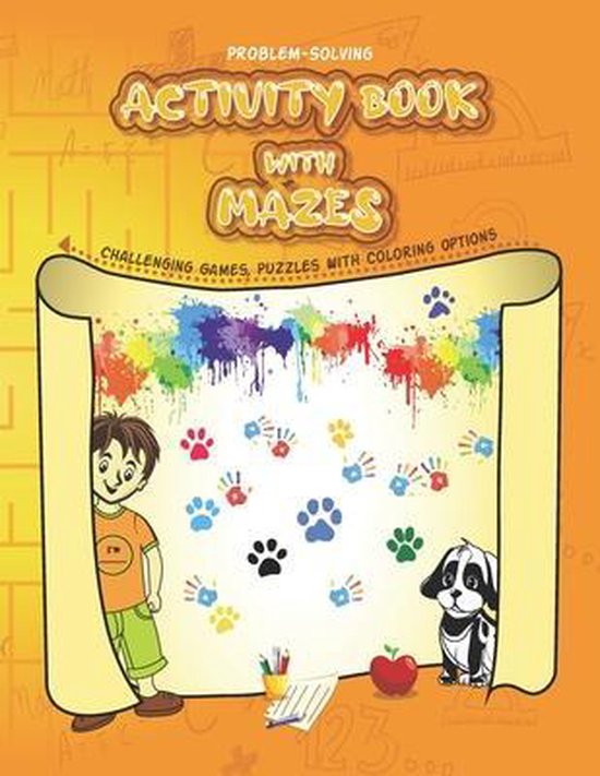 Problem-Solving Activity Book With Mazes-Challenging Games, Puzzle With ...