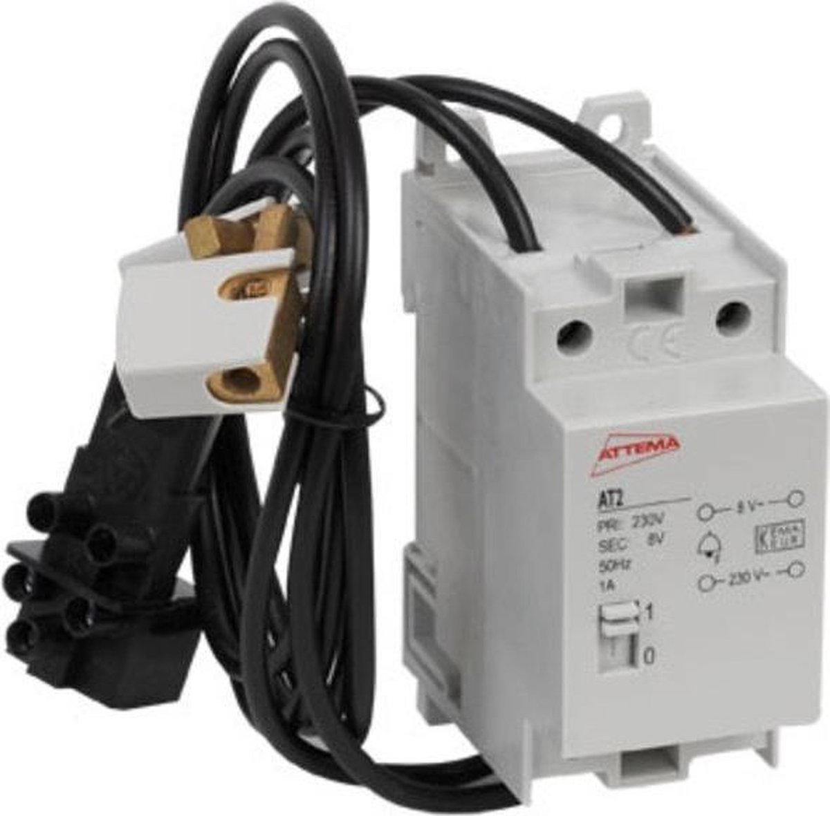 Attema beltrafo 8V 1A bedraad in doos | bol.com