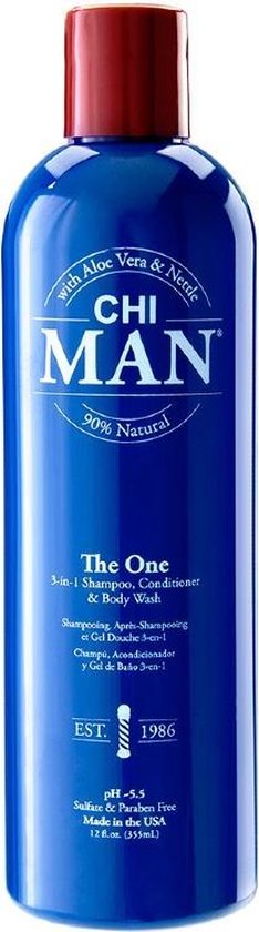 CHI MAN The One - 3 in 1 355 ml - Normale shampoo vrouwen - Voor Alle ...