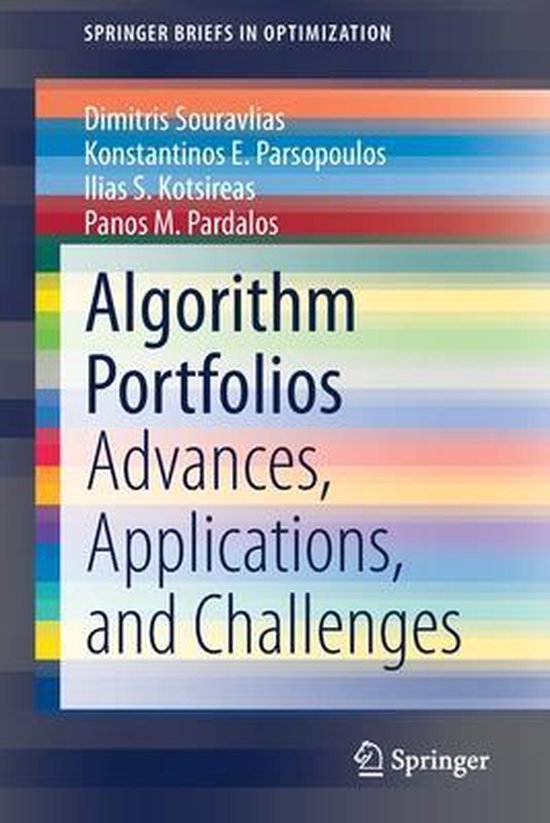 Algorithm Portfolios, Dimitris Souravlias | 9783030685133 | Boeken | bol