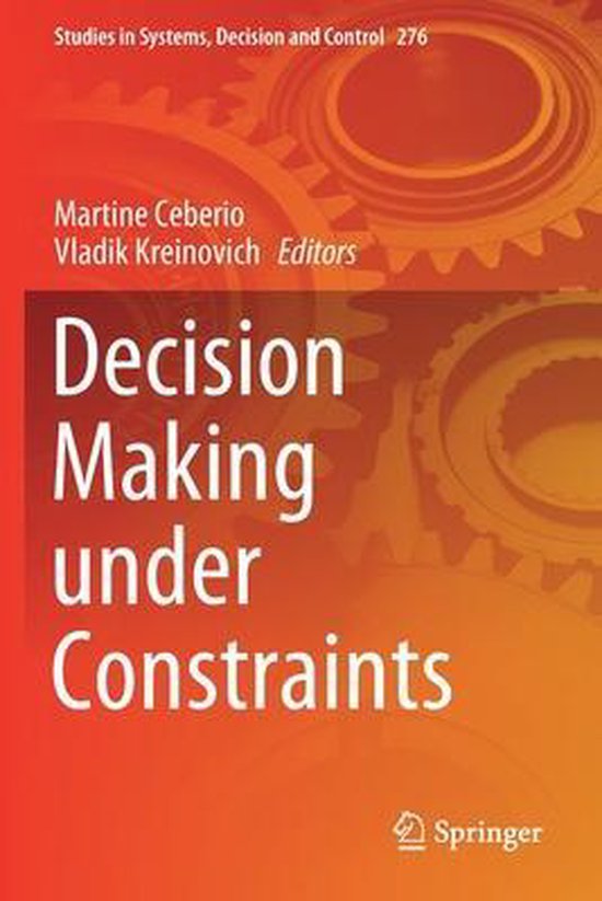 Decision Making under Constraints | 9783030408169 | Boeken | bol.com
