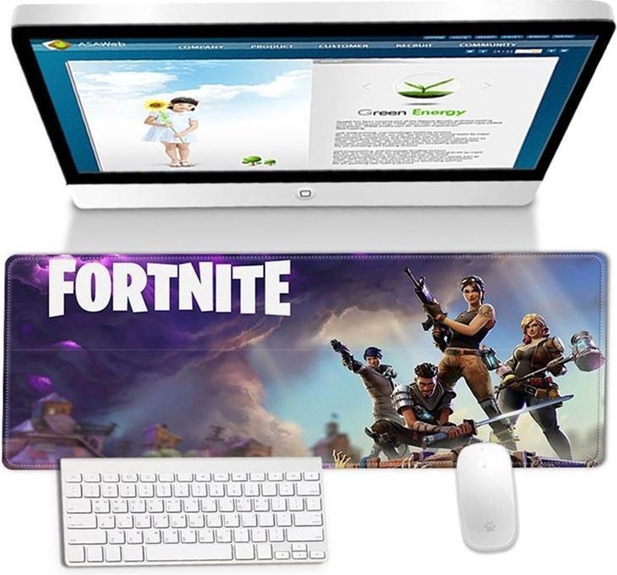 Fortnite game muismat / gamemat extra large | bol.com