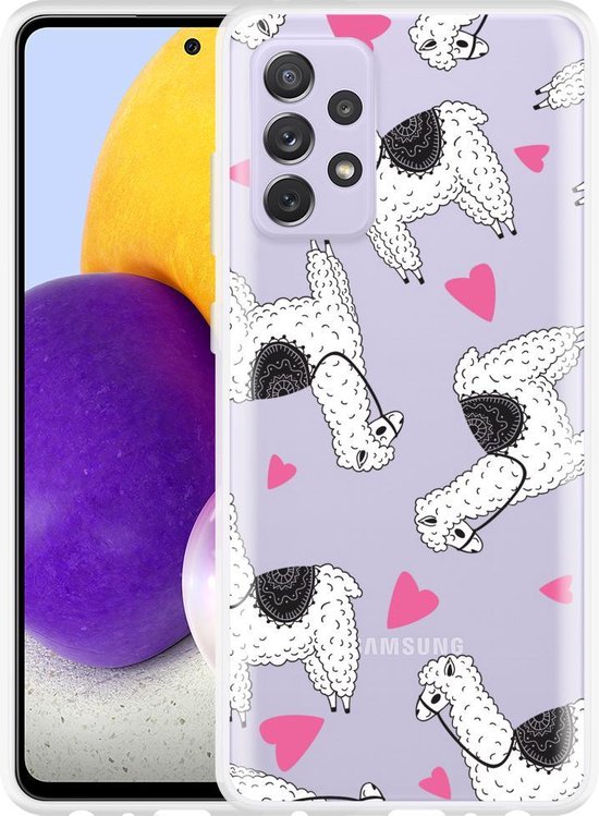 Samsung Galaxy A72 Hoesje Alpaca - Designed by Cazy | bol.com