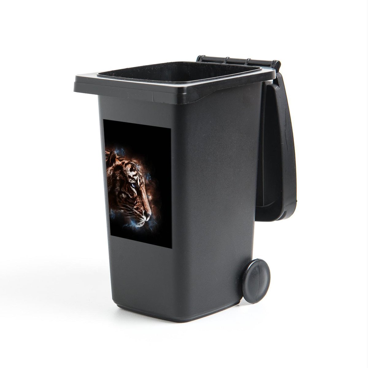 Container sticker TijgerKerst illustraties - Magisch beeld met de kop van een tijger... | bol.com