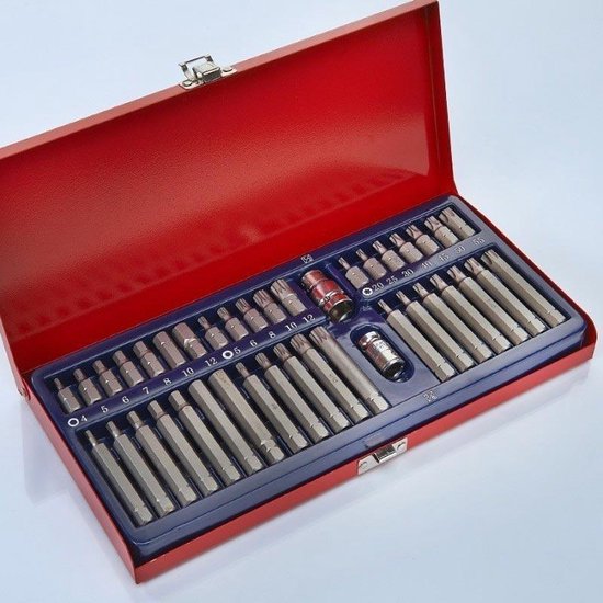 Smoos® Doppenset torx, inbus en 12 kant inwendig 40-delig | bol