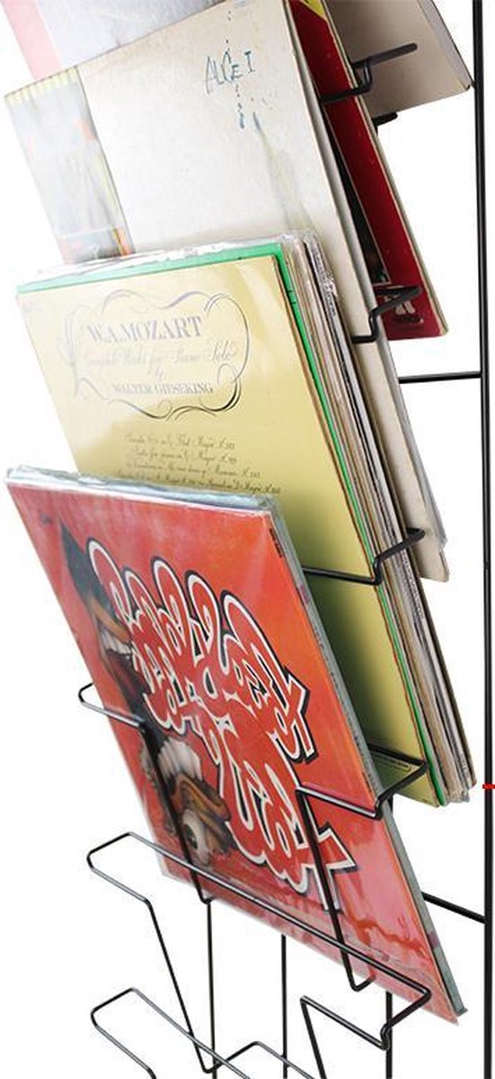 Lp vinyl platen opbergrek - wandrek opbergen lp vinyl platen tegen de ...
