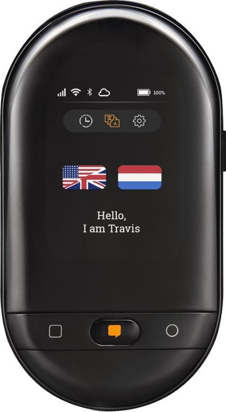 TRAVIS Touch Go - Translator - Snelle vertaling in 155 talen - met eSIM ...