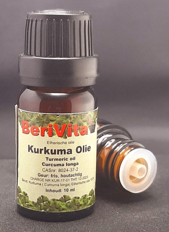 Kurkuma Olie 100% 10ml - Etherische Curcuma Olie - Turmeric Oil | bol.com