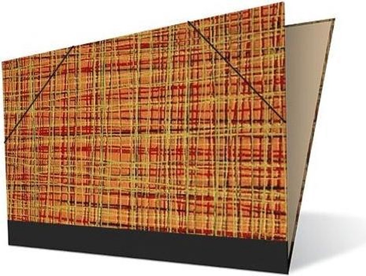 Luxe Tekenmap Bewaarmap Spirito Yellow Red - Rood Geel - A4 - 25x35 cm ...