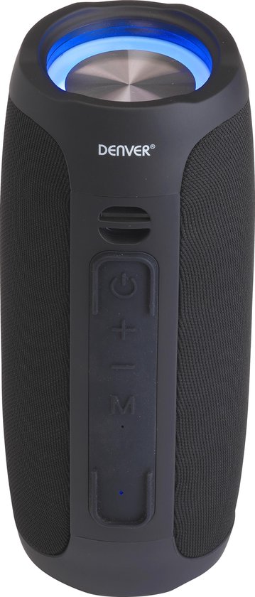 Denver Bluetooth Speaker met LED Verlichting - Muziek Box met Oplaadbare Batterij -... | bol