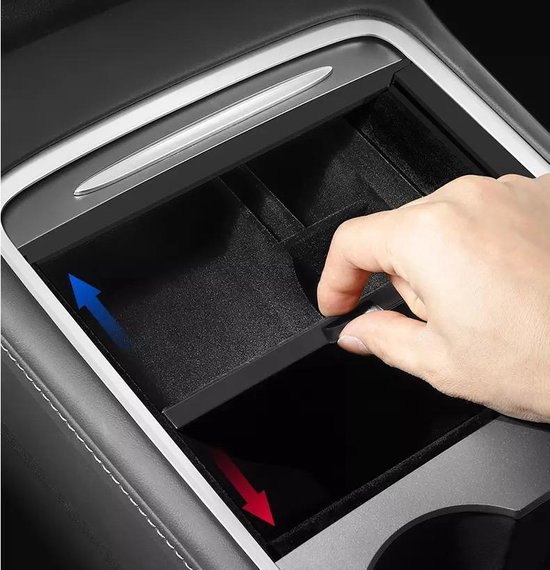 Tesla Model 3 en Y Facelift Middenconsole Organizer Auto Accessoires ...