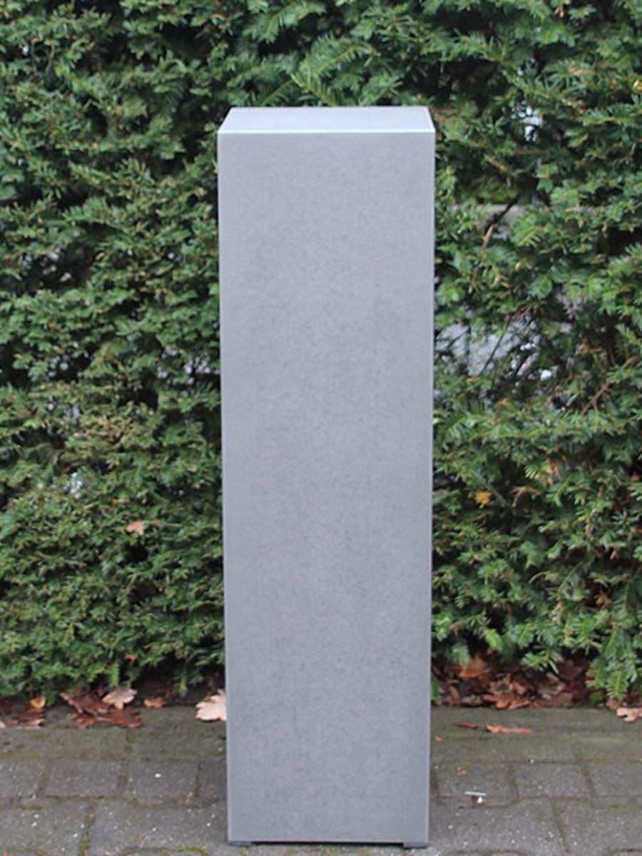 Sokkel fiber plate, 80*20*20 cm, moderne sokkel in natuursteen optiek ...