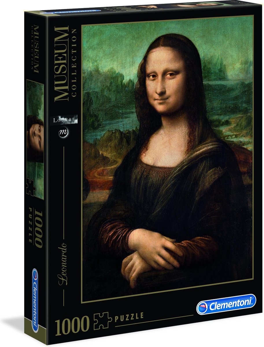Clementoni Puzzels voor volwassenen - Leonardo - Gioconda, Museum ...