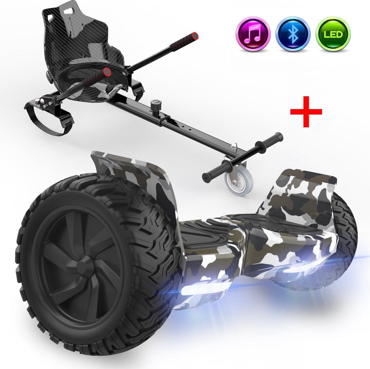 Evercross Challenger Hoverboard 8.5 Inch | 700W | Bluetooth Speaker ...