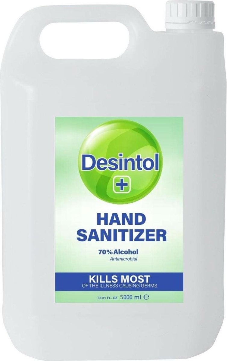 Handalcohol 5L | Handgel 5 liter | Vloeibare Handalcohol 70% 5 liter ...