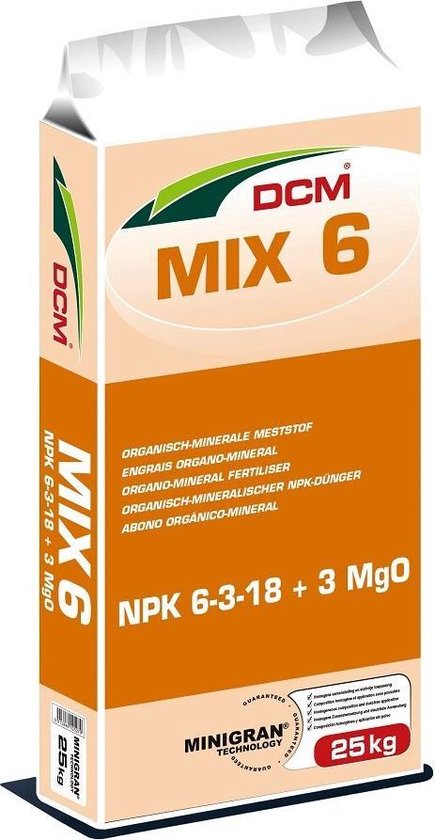 DCM Mix 6 (minigran) 6-3-18-3 25kg | bol